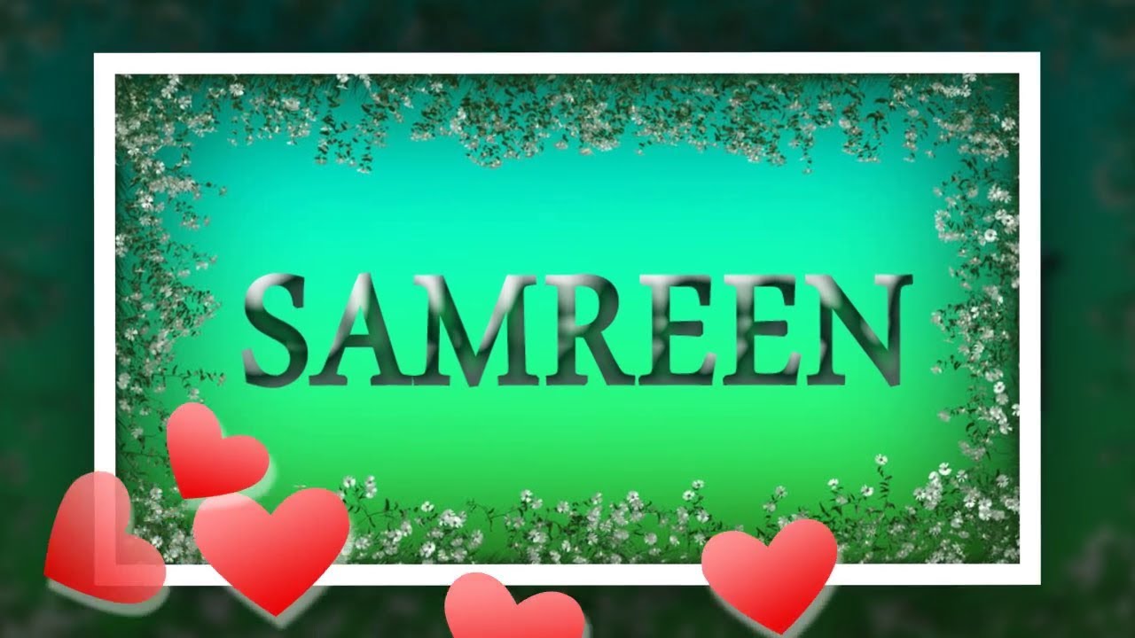 Samreen Name Stylish Wallpapers