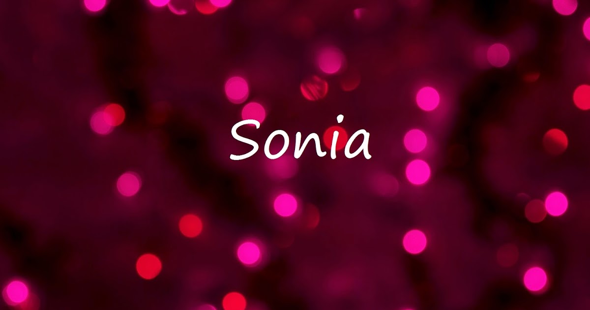 Soniya Name Wallpaper