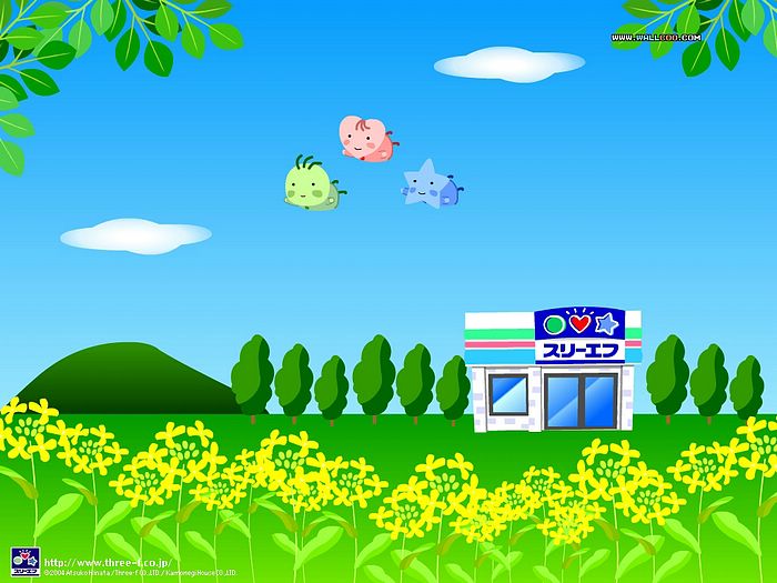 日本卡通-3f卡通壁纸 Desktop Wallpaper Of Japanese Cartoon27 - Convite Fifi E Os ...