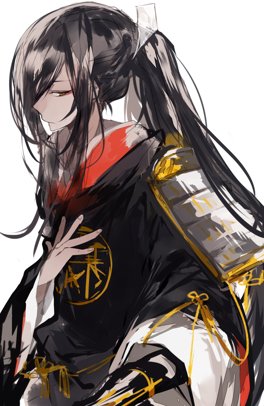 royal boy wallpaper,black hair,illustration,fashion illustration,long ...