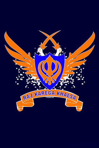 khalsa wallpaper,emblem,logo,symbol,crest,font (#629399) - WallpaperUse