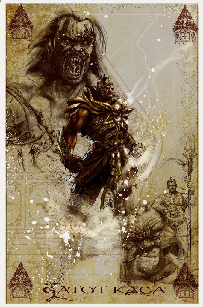 wallpaper gatot kaca,fictional character,poster,illustration,art ...