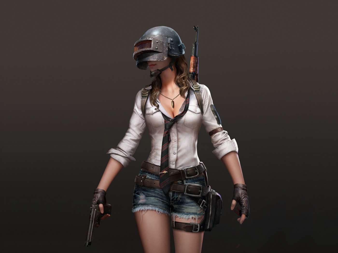 Playerunknown S Battlegrounds, Woman With Guns, Artwork, - Pubg ...