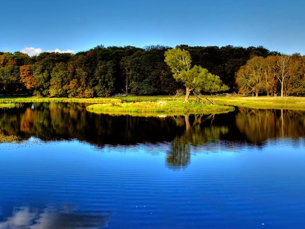 wallpaper terbaru hd,reflection,natural landscape,body of water,nature ...