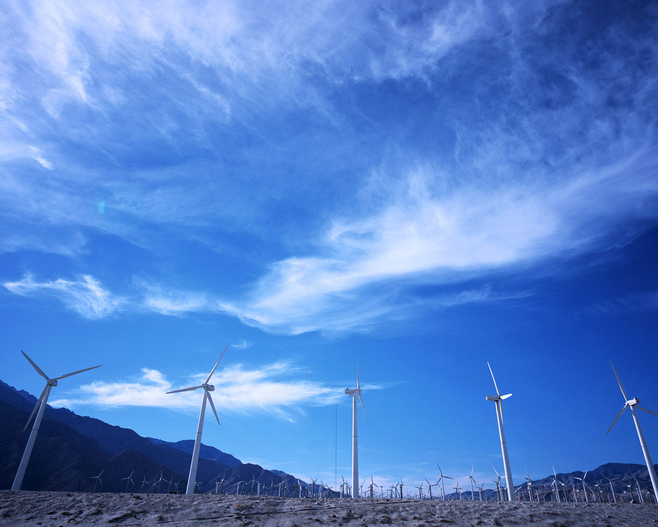 wallpaper awan biru,sky,windmill,cloud,wind,blue (#646700) - WallpaperUse