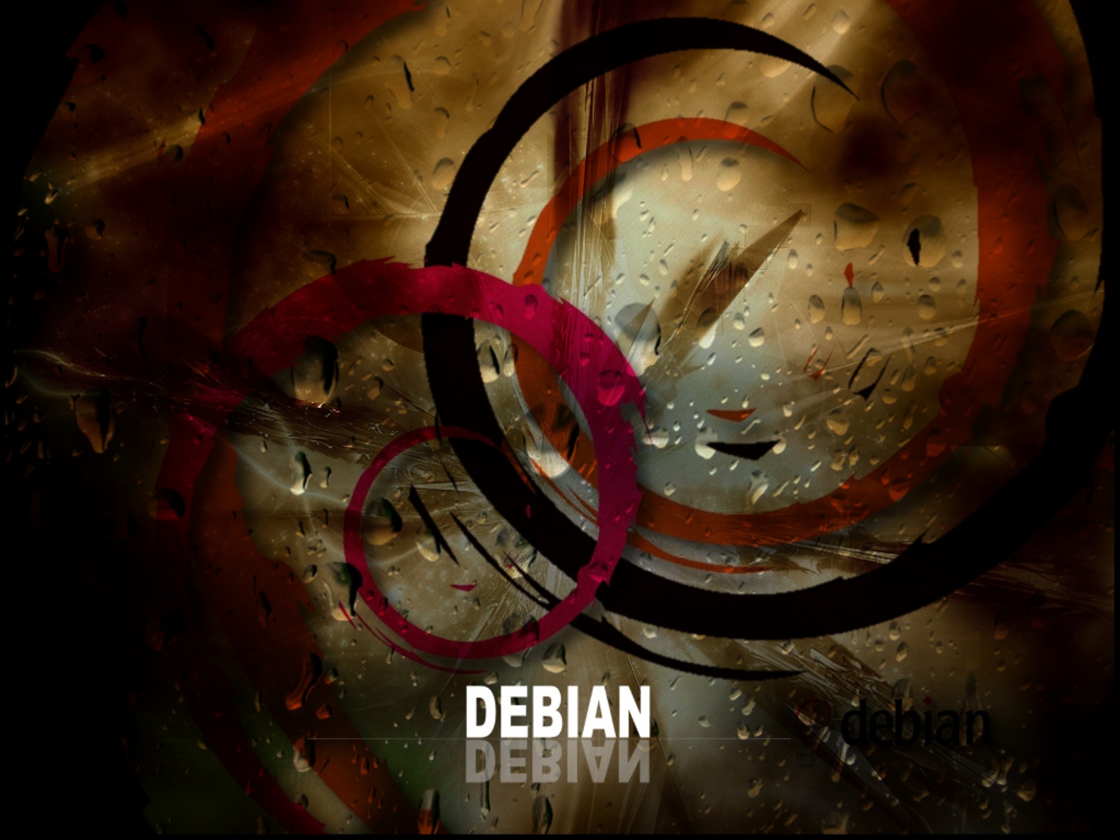 Download Wallpaper Desktop Distro Linux Debian - Debian Daemon ...