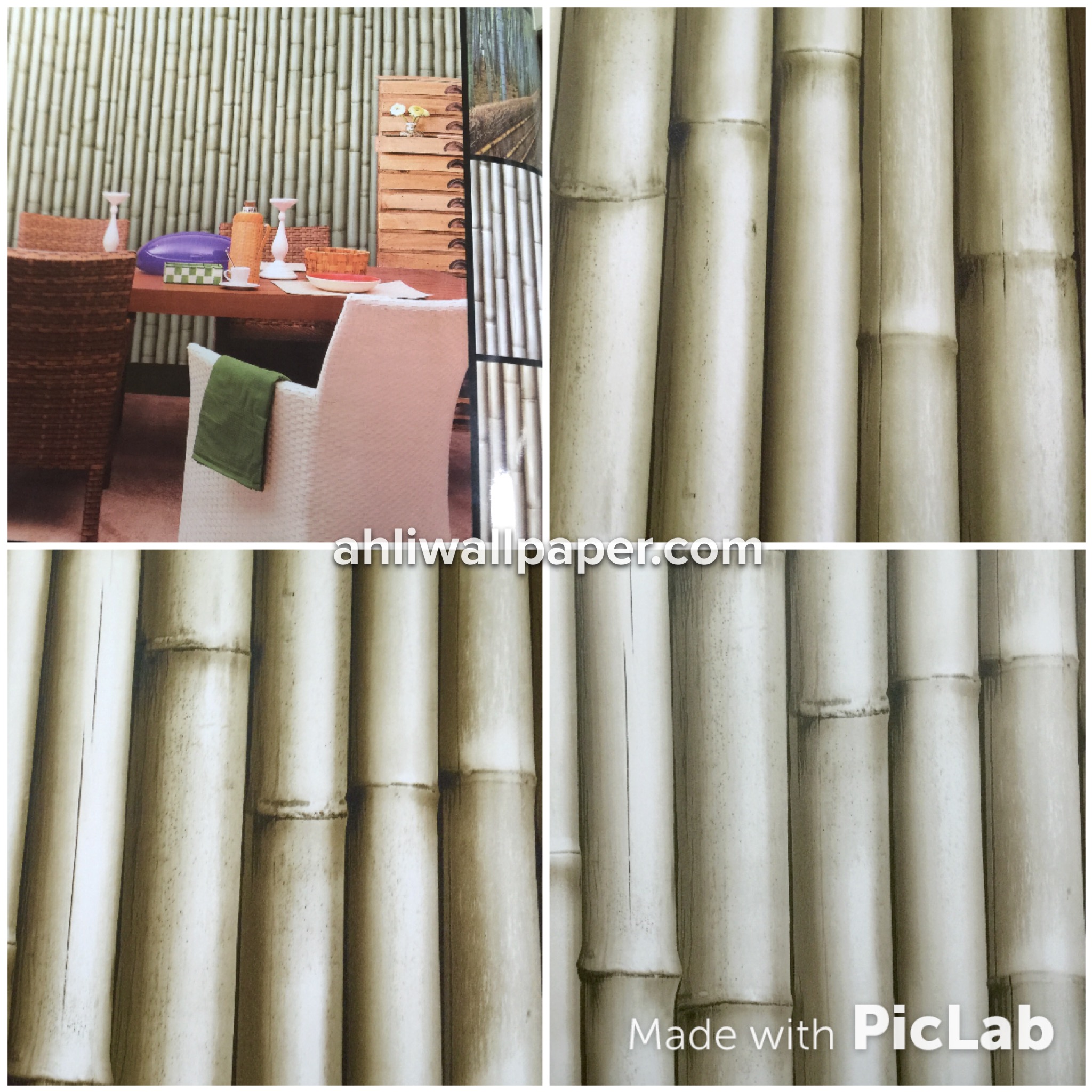 Jual Wallpaper Dinding Terbaru Merek Rock Motif Bambu- WallpaperUse