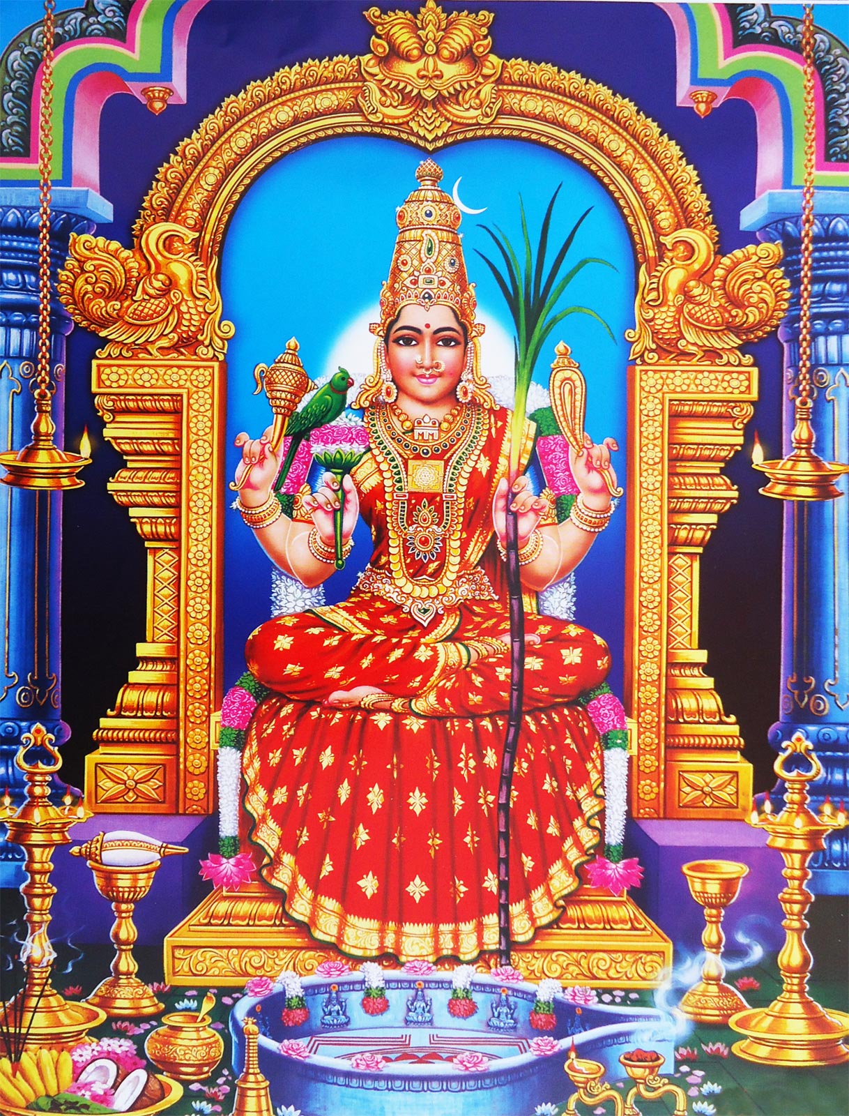Kamachi Amman Image Hd- WallpaperUse