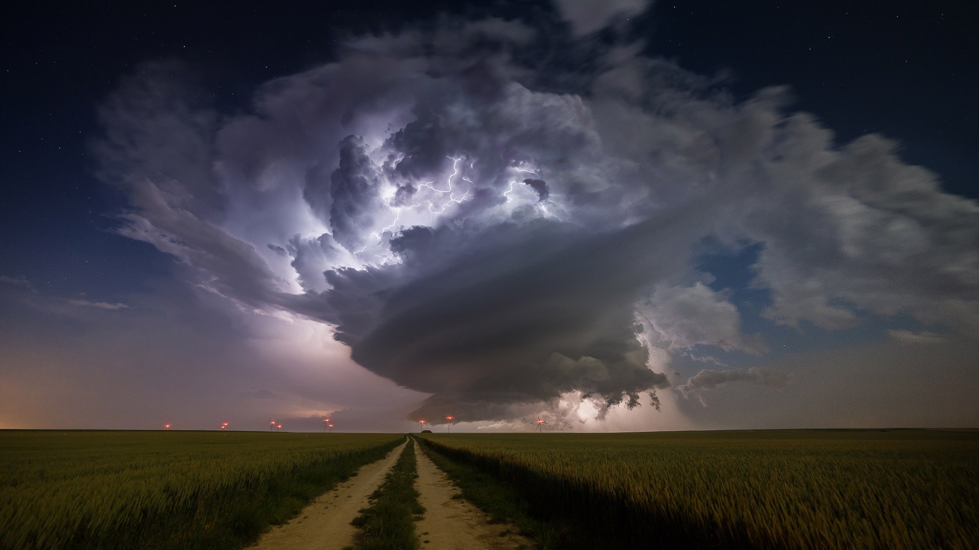 supercell wallpaper,sky,cloud,thunderstorm,nature,storm (#671822 ...