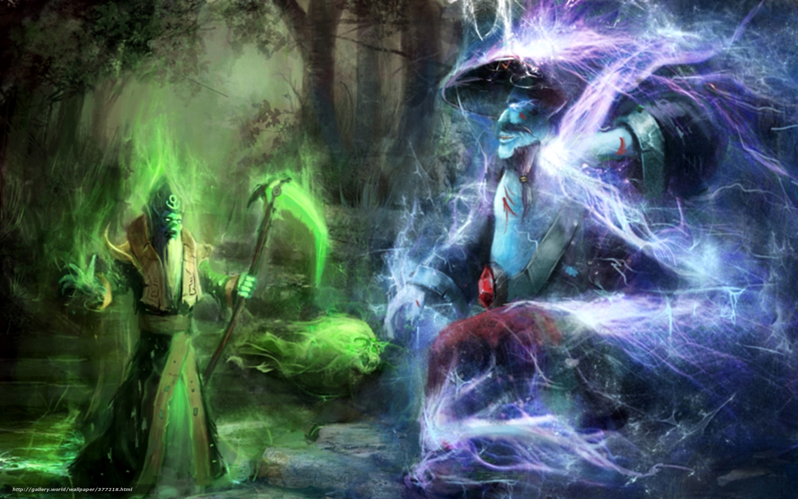 necromancer wallpaper,nature,water,light,purple,organism (#674667 ...