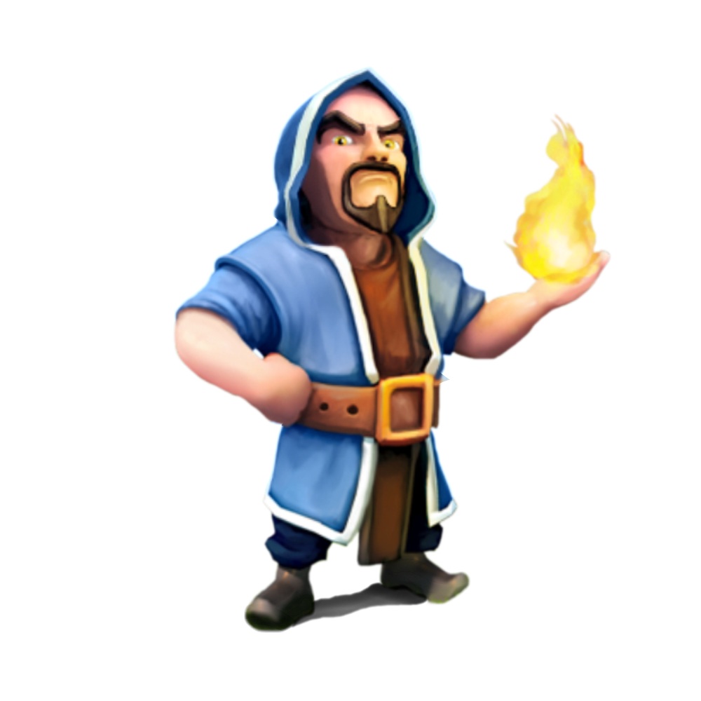 Wizard From Clash Royale- WallpaperUse