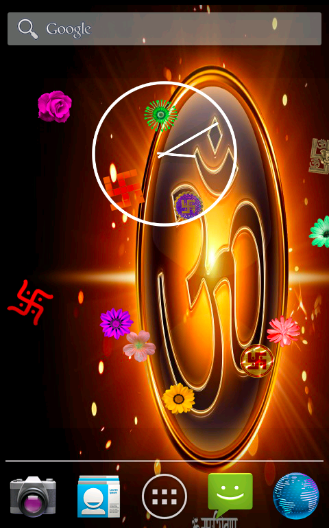 3d om live wallpaper,text,font,neon,graphic design,screenshot (#686862 ...