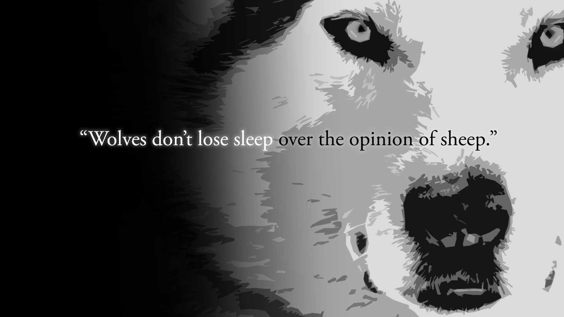 Wolf Quotes Wallpaper Hd- WallpaperUse
