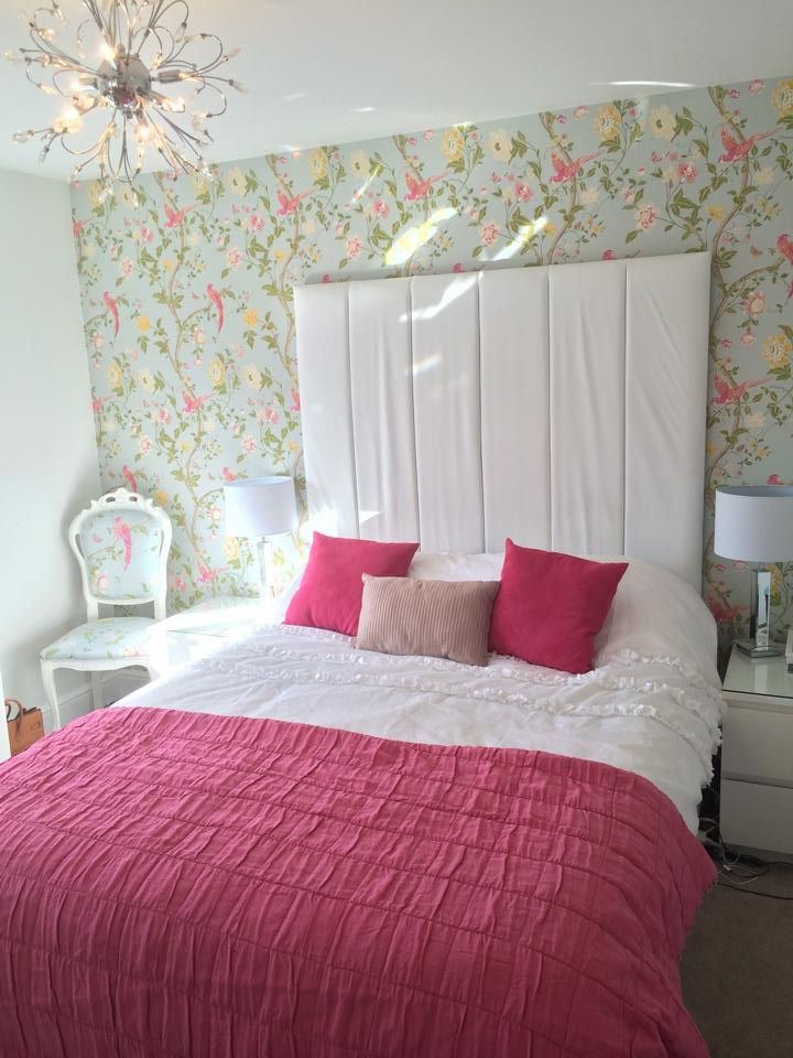 My Bedroom Laura Ashley Birds Summer Palace Duck Egg - Bedroom- WallpaperUse