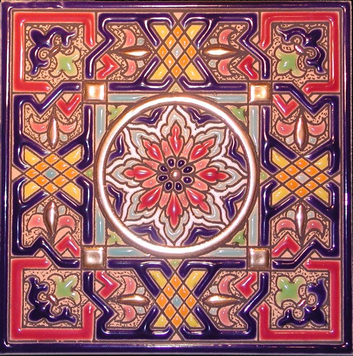 spanish tile wallpaper,pattern,visual arts,art,textile,glass (#696563 ...