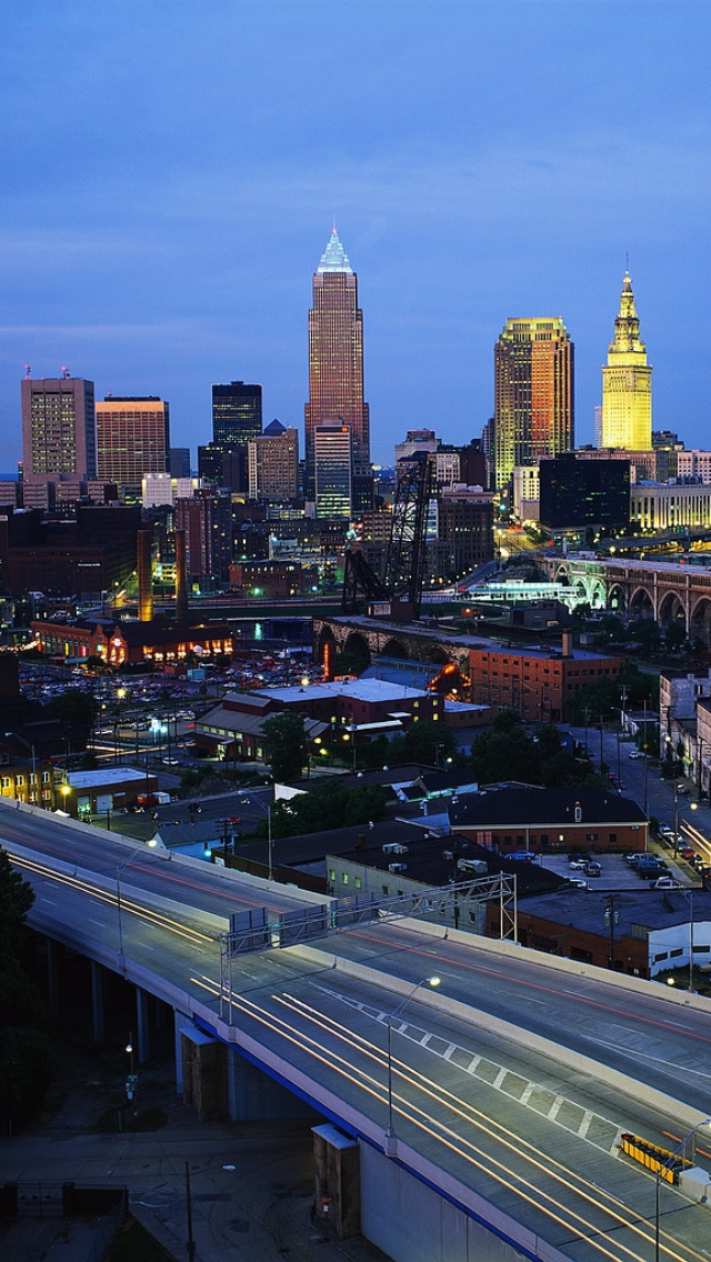 cleveland wallpaper,city,cityscape,metropolitan area,skyline,metropolis ...