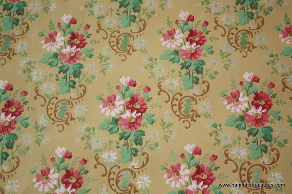 1900 wallpaper,pink,pattern,green,floral design,wallpaper (#697167 ...