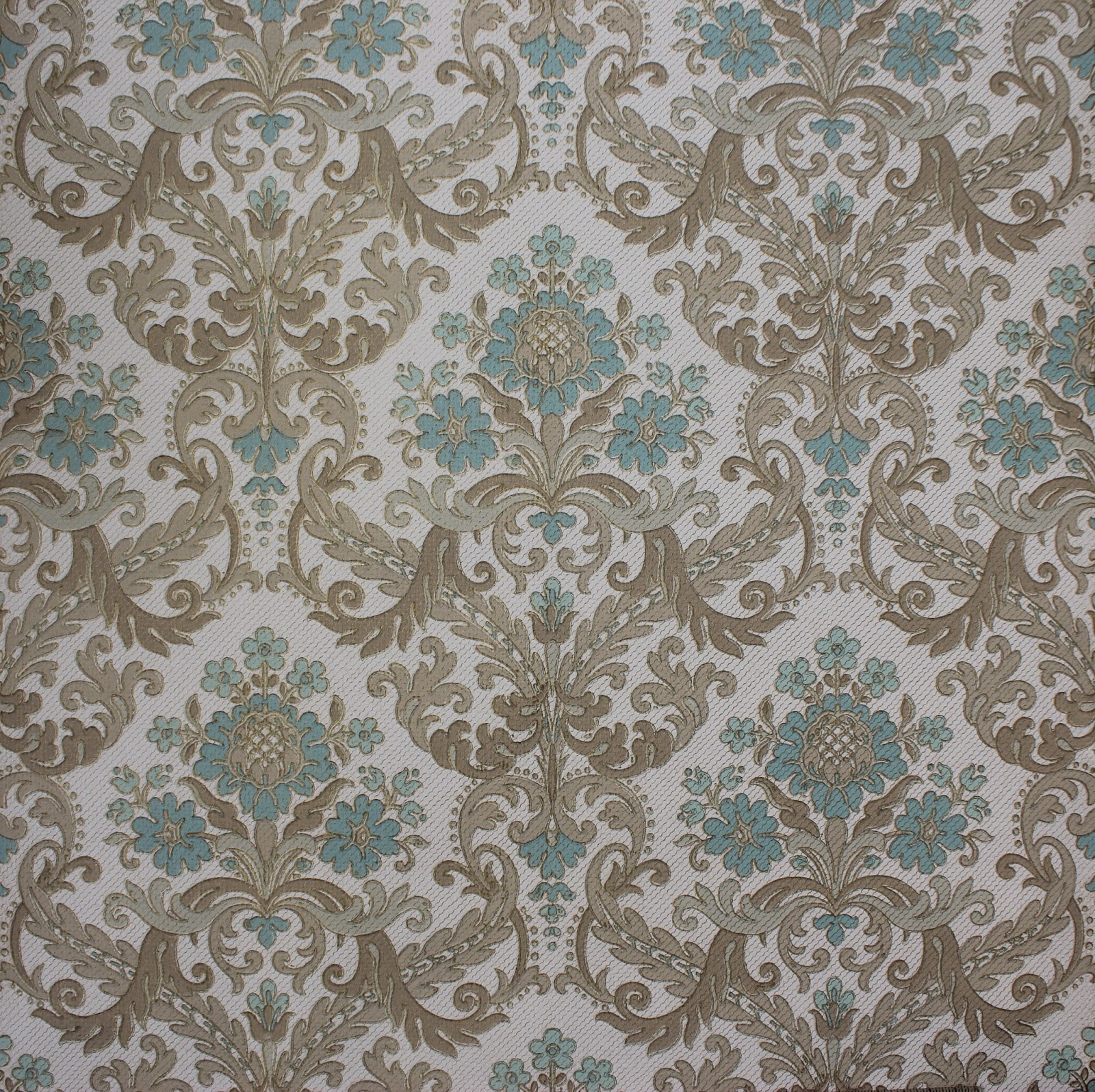 1940s Wallpaper Patterns Vintage Damask Wallpaper Etsy - 1940s ...