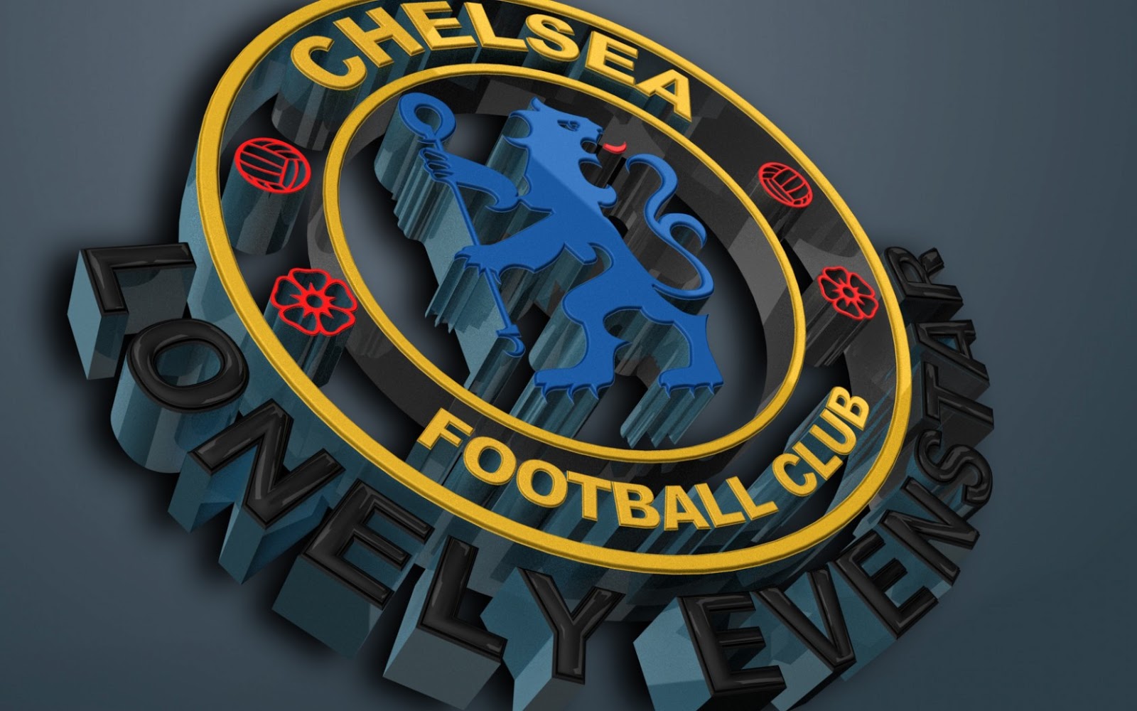 Chelsea Fc Logo Gold- WallpaperUse