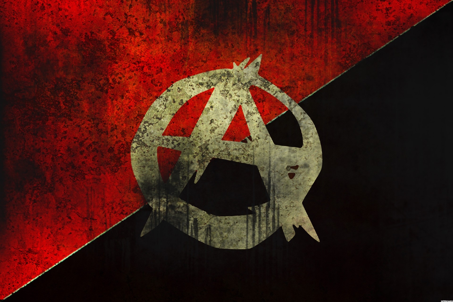 Anime Anarchy Hd Wallpaper Wallpaperfx Data-src - Anarchist Flag Sims 4 ...