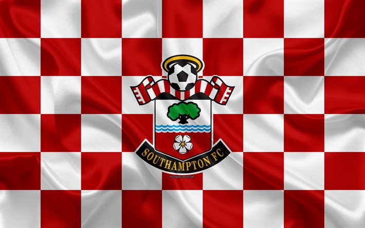 Southampton Fc, 4k, Logo, Creative Art, Red-white Checkered ...