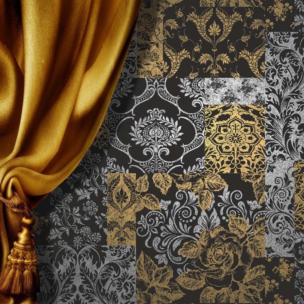 brocade wallpaper,brown,pattern,yellow,textile,silk (#706553 ...
