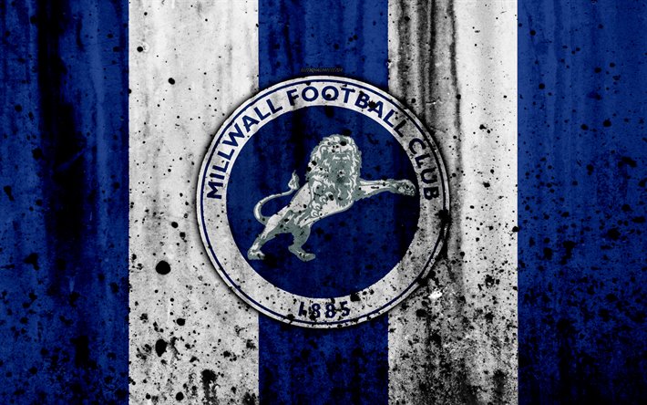 4k, Fc Millwall, Grunge, Efl Championship, Art, Soccer, - Millwall F.c ...