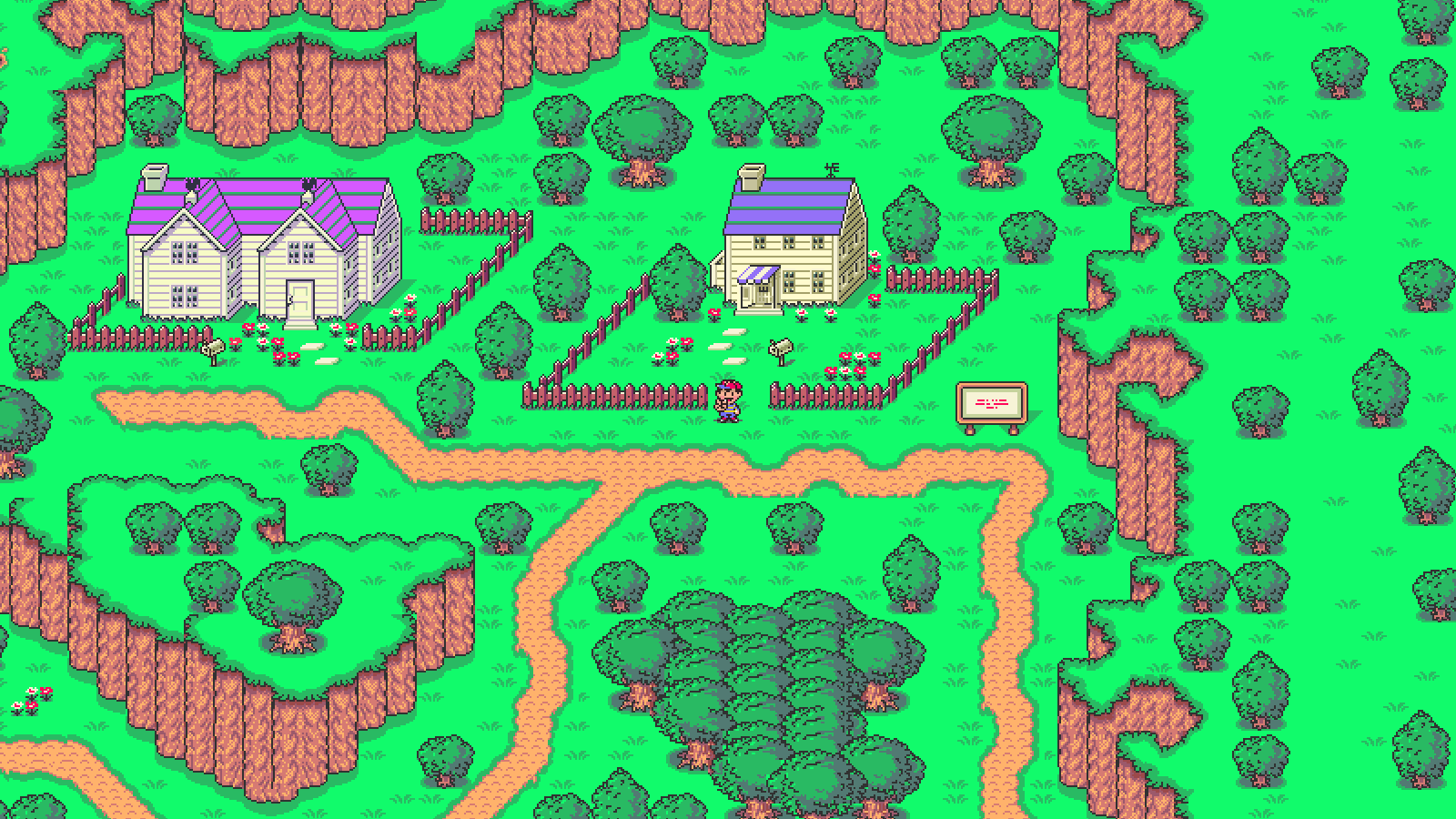 Earthbound Background- WallpaperUse
