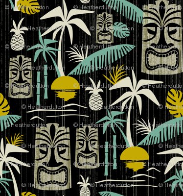 tiki wallpaper,pattern,illustration,font,graphic design,design (#713335 ...