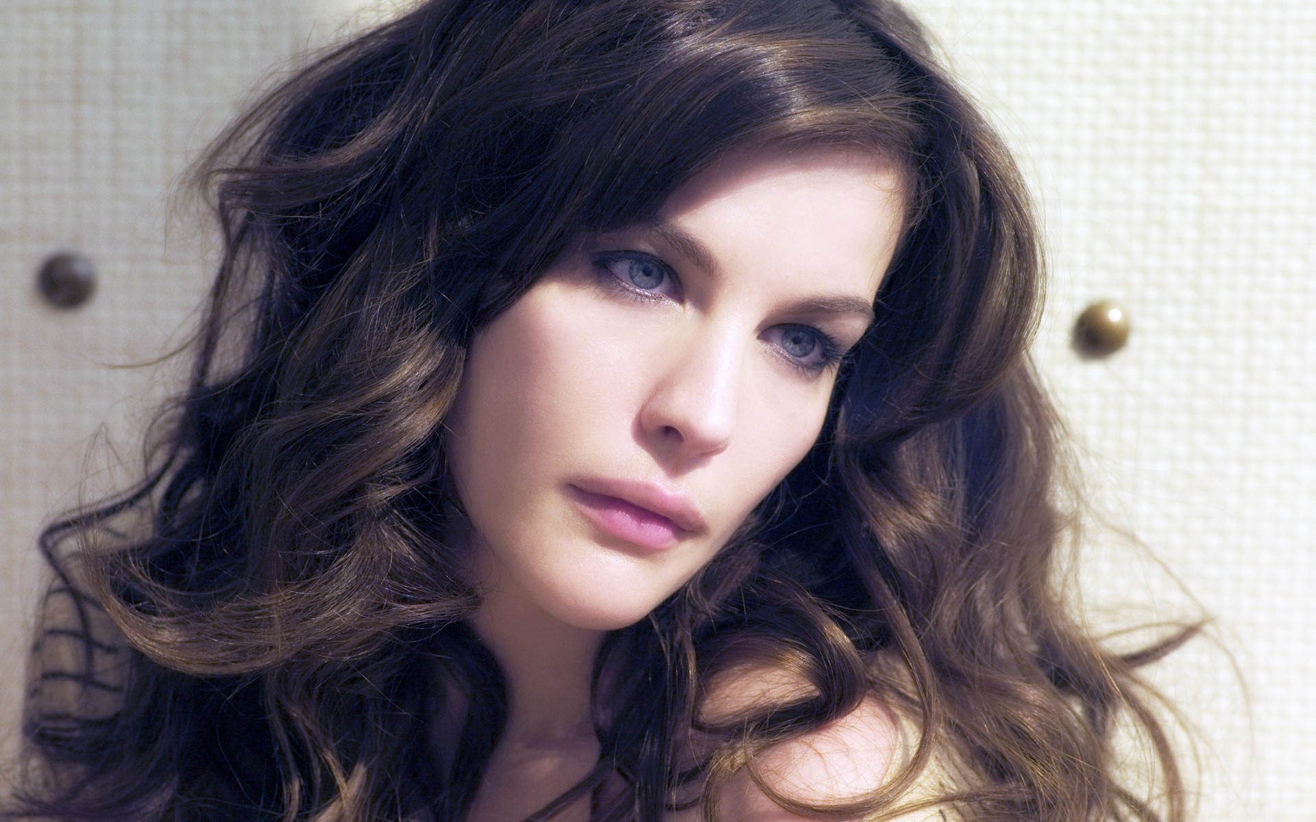 liv tyler wallpaper,hair,face,hairstyle,eyebrow,long hair (#714689 ...