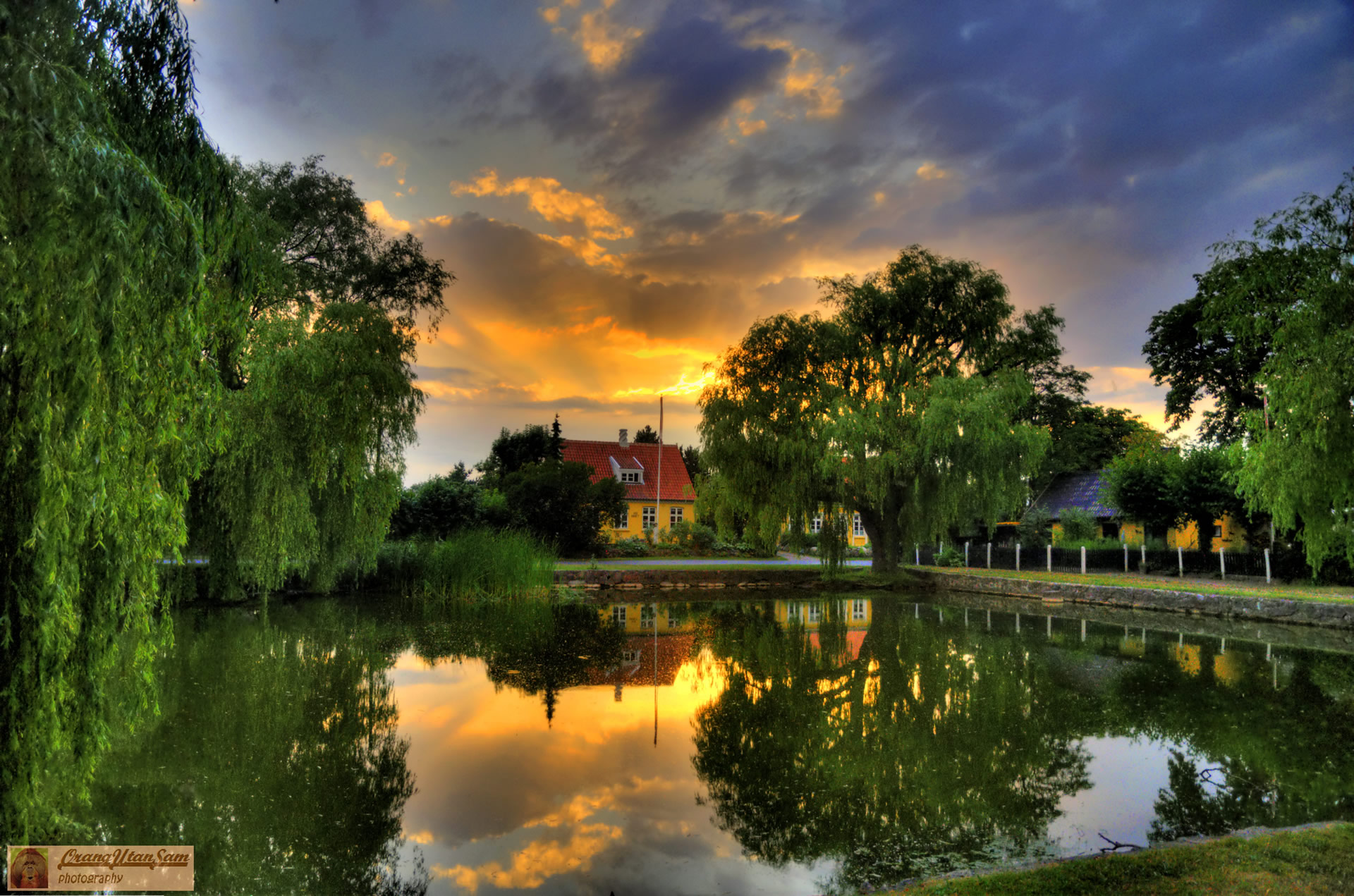 denmark wallpaper,sky,nature,reflection,natural landscape,water ...