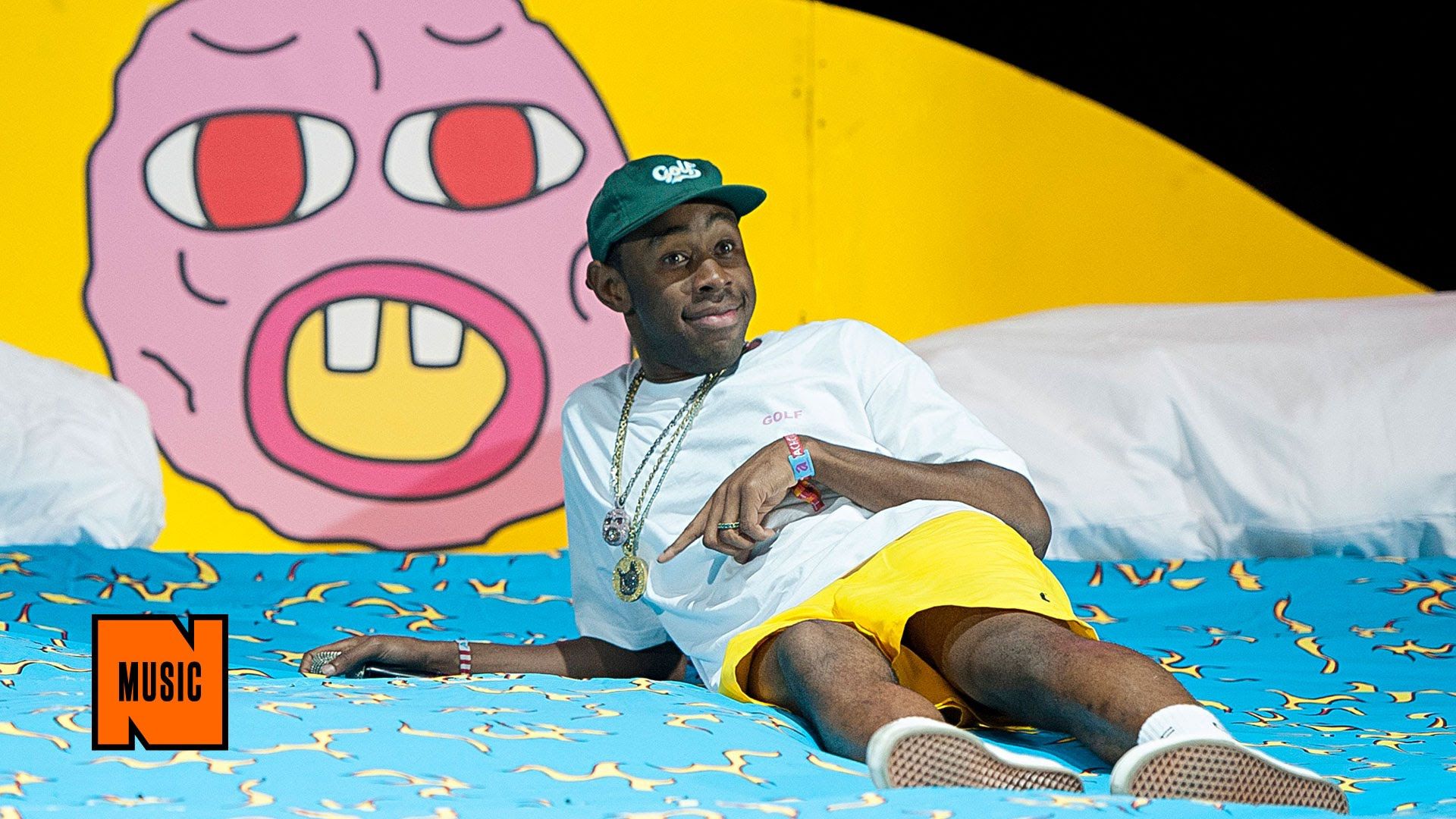 tyler the creator wallpaper hd,cartoon,yellow,illustration,fun,cool ...