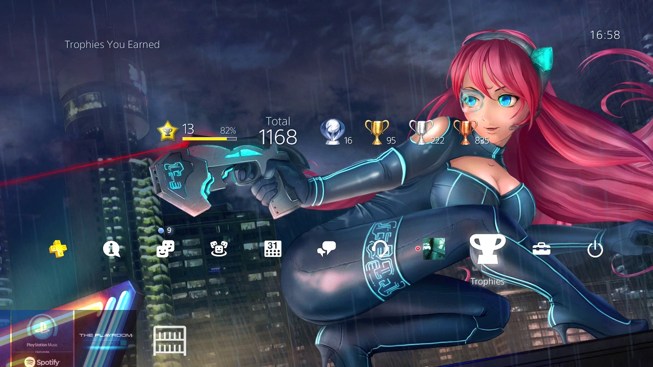 Anime Girl Ps4 Theme- WallpaperUse
