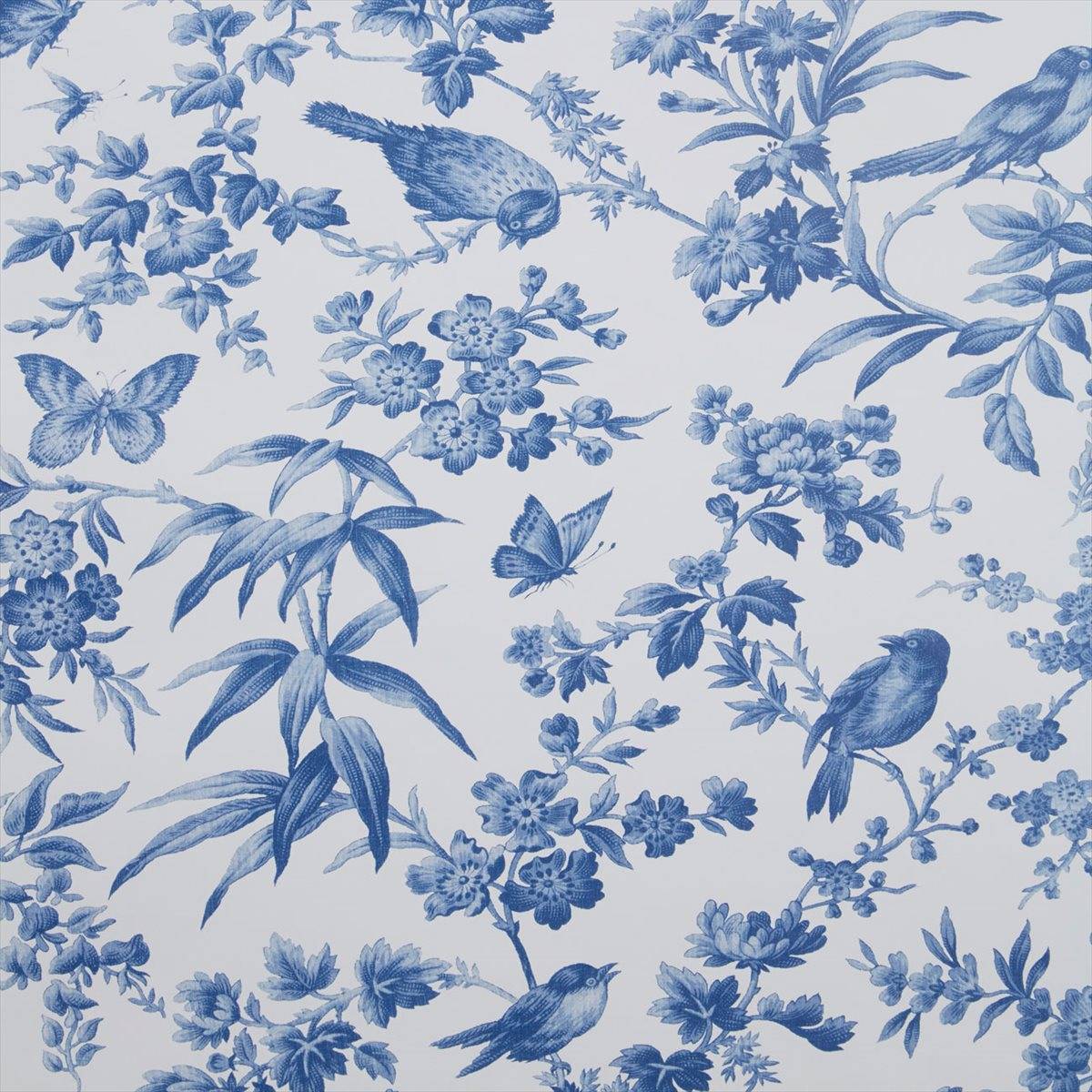 blue wallpaper uk,blue,cobalt blue,pattern,bird,wallpaper (#722141 ...