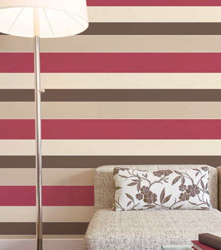 Parede De Listras Coloridas- WallpaperUse