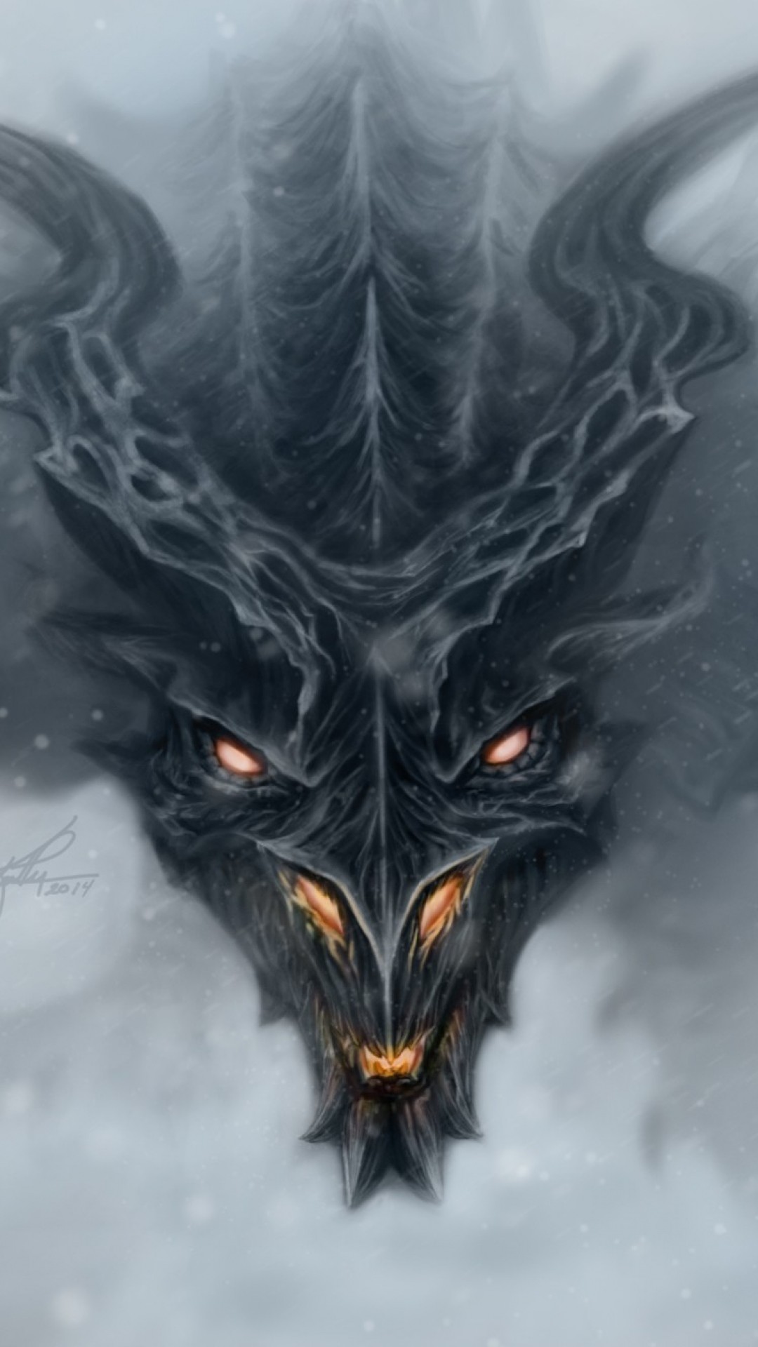 alduin wallpaper,fictional character,demon,illustration,art,cg artwork ...