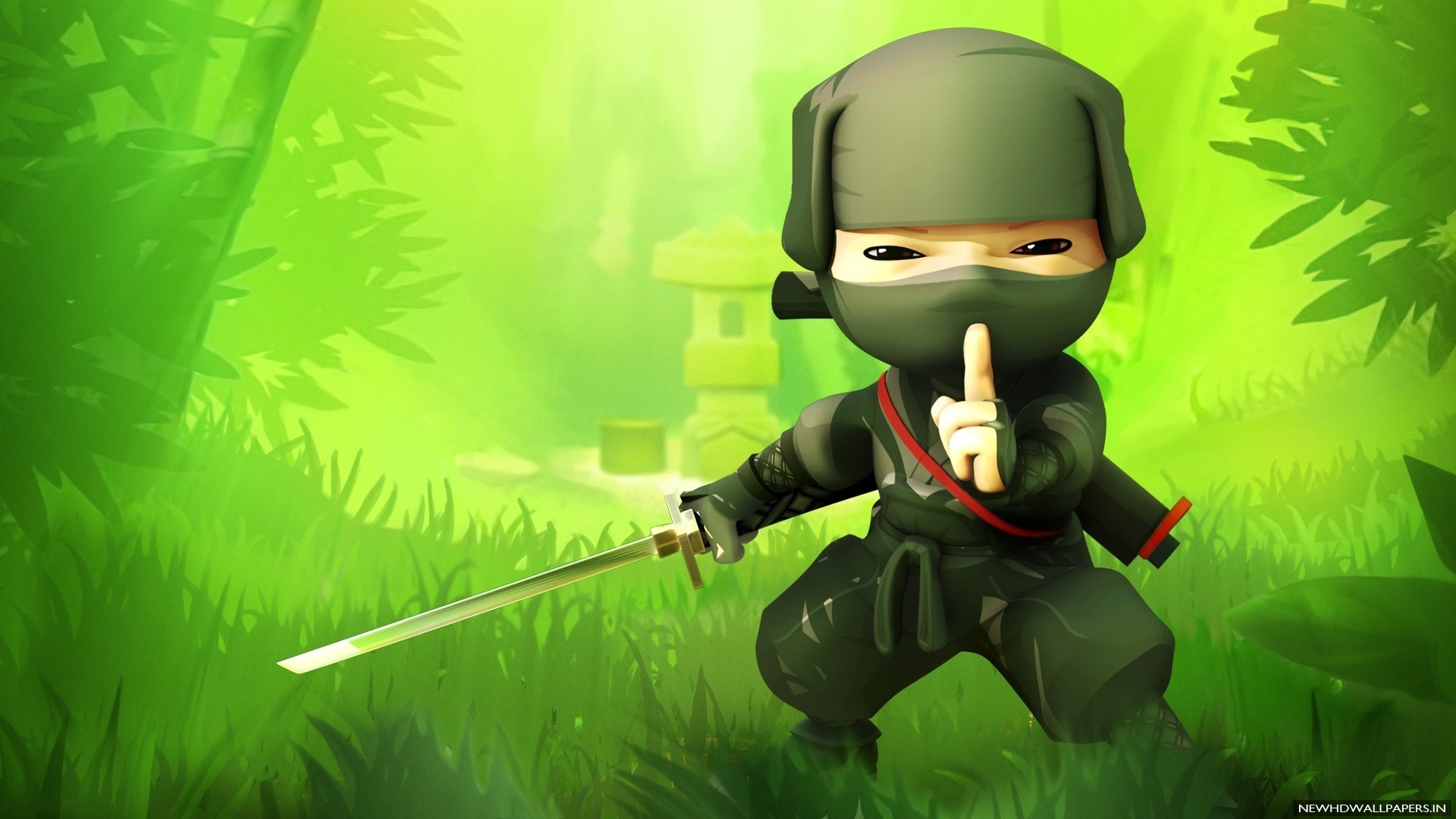 fantastici sfondi ninja,gioco di avventura e azione,verde,cartone ...