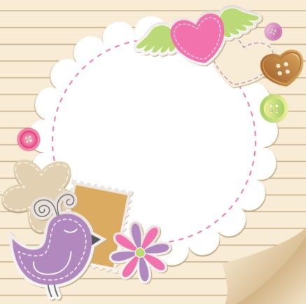 wallpaper olshop,clip art,picture frame,graphics,illustration,heart ...