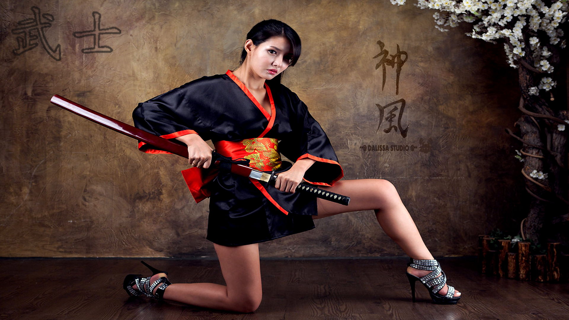 227533 Title Women Cosplay Wallpaper - Samurai Cosplay Girls- WallpaperUse