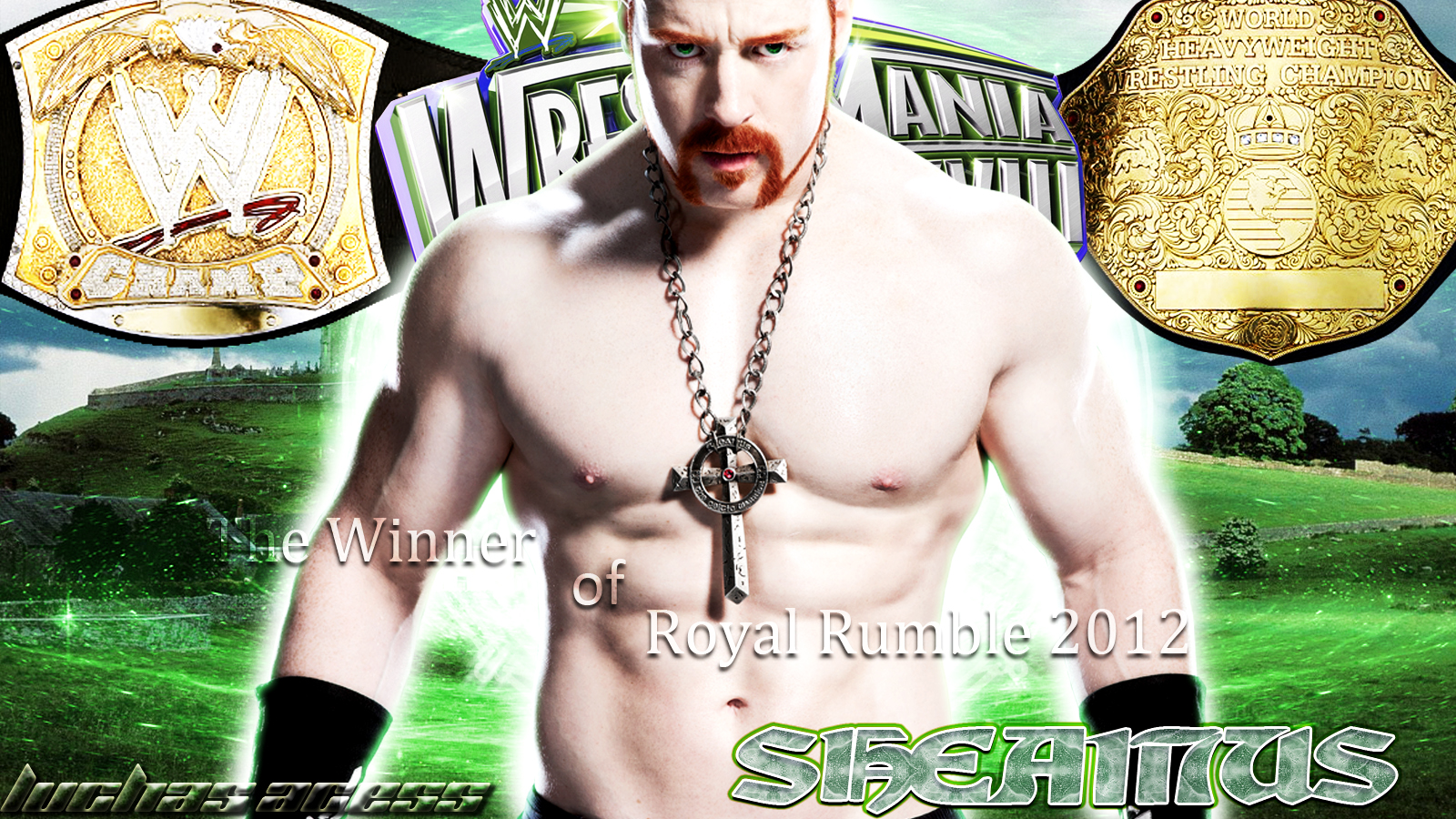 sheamus wallpaper,barechested,muscle,chest,font,fictional character ...