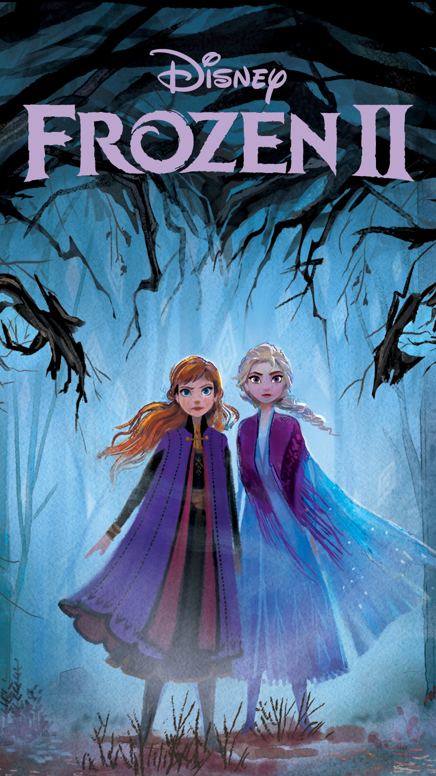 Frozen 2 Wallpaper Phone - Forest Of Shadows Book- WallpaperUse