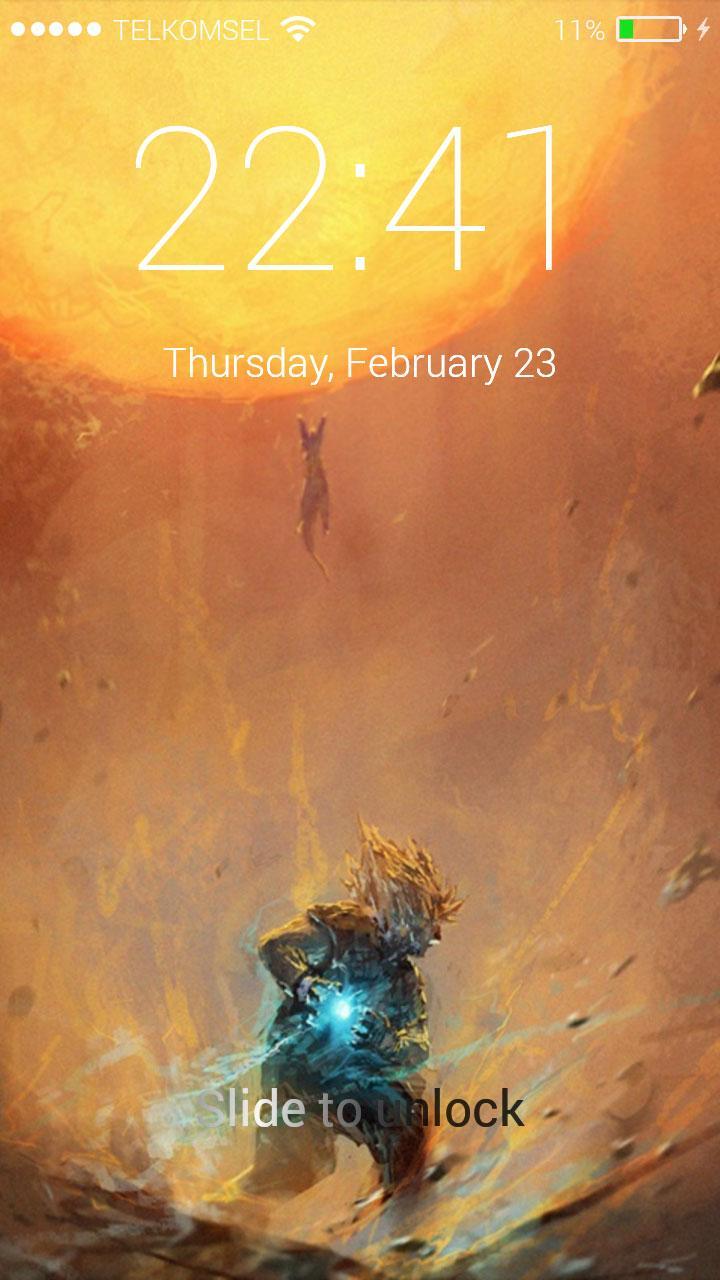 Lock Screen Dragon Ball Iphone- WallpaperUse