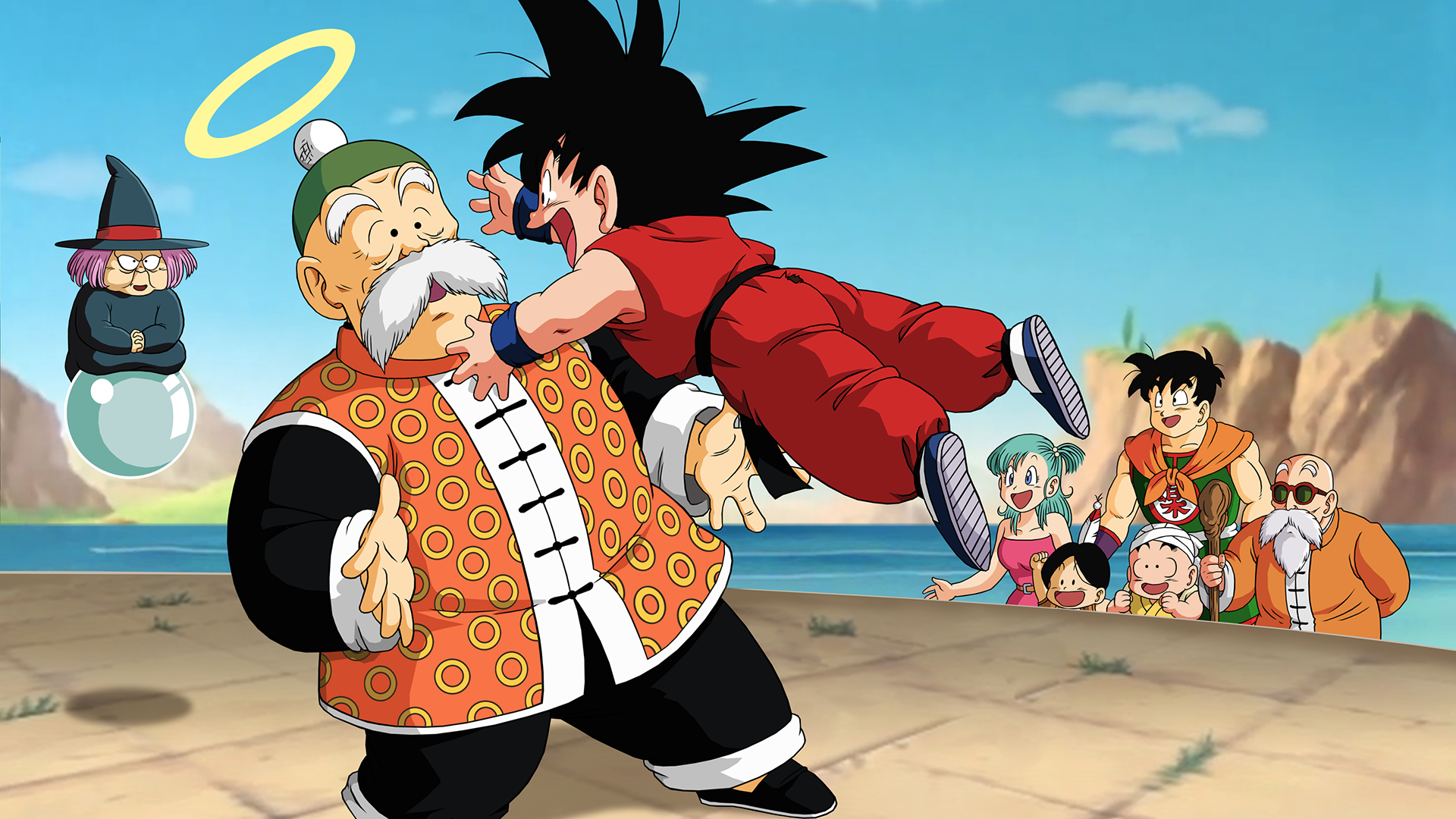 680639 Title Goku Grandfather Anime Dragon Ball Goku Goku And Master Roshi Wallpaperuse
