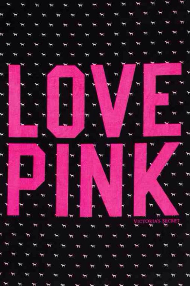 Love Pink Logo Wallpaper Love Pink Wallpaper - Pink The Store ...