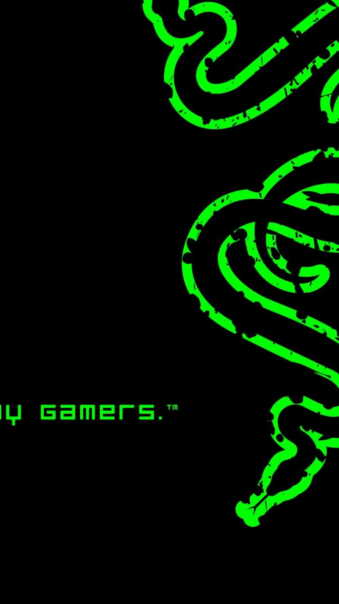 razer iphone wallpaper,green,neon sign,font,text,neon (#760401 ...