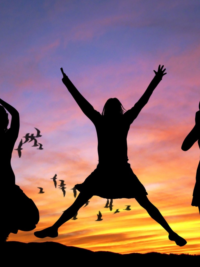 happy mood wallpaper,people in nature,jumping,happy,sky,fun (#763715 ...