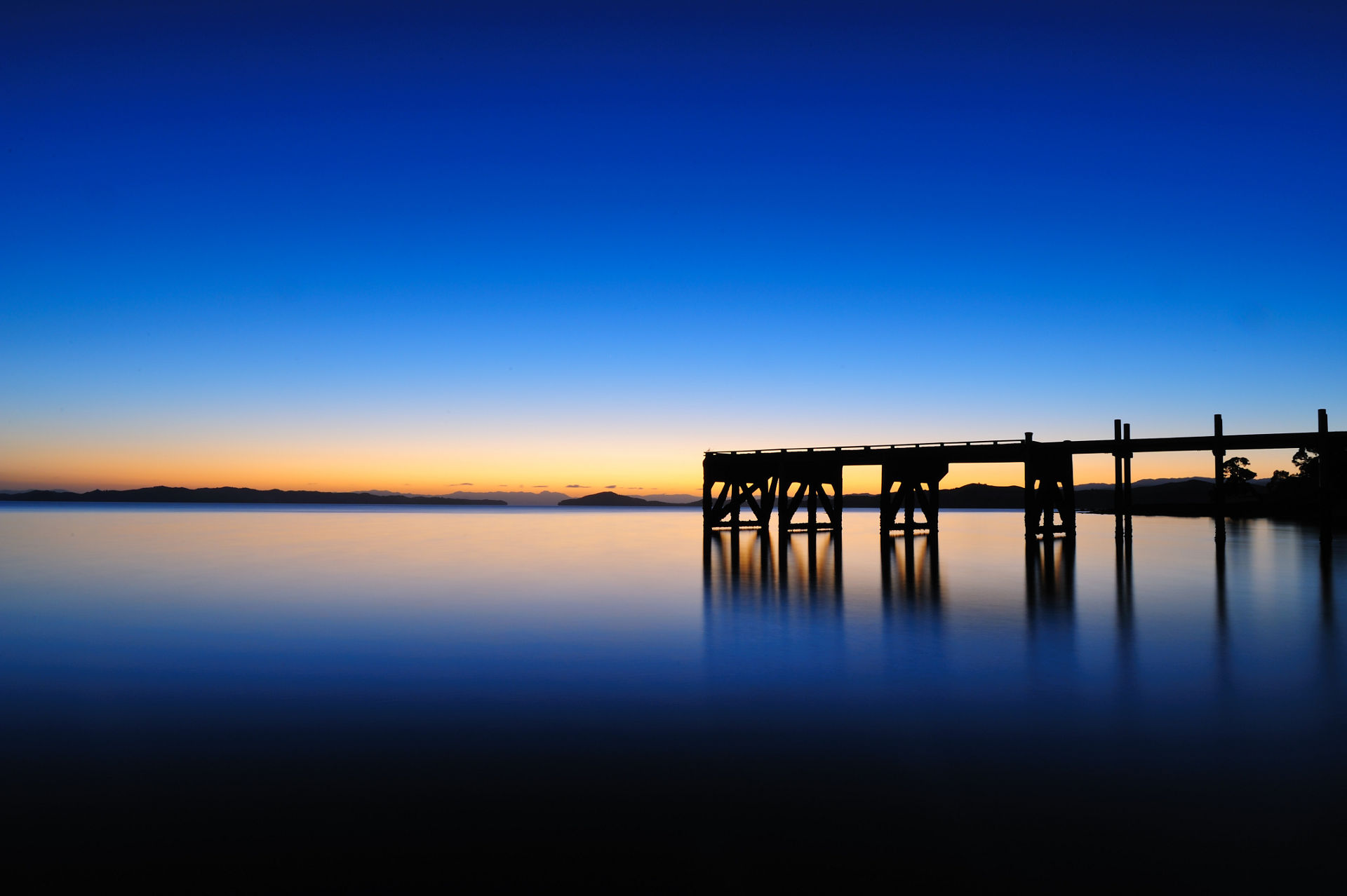 official wallpaper,sky,water,reflection,pier,nature (#764652 ...