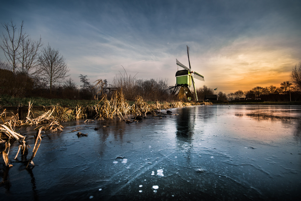 dutch wallpaper,windmill,natural landscape,sky,nature,water (#764974 ...