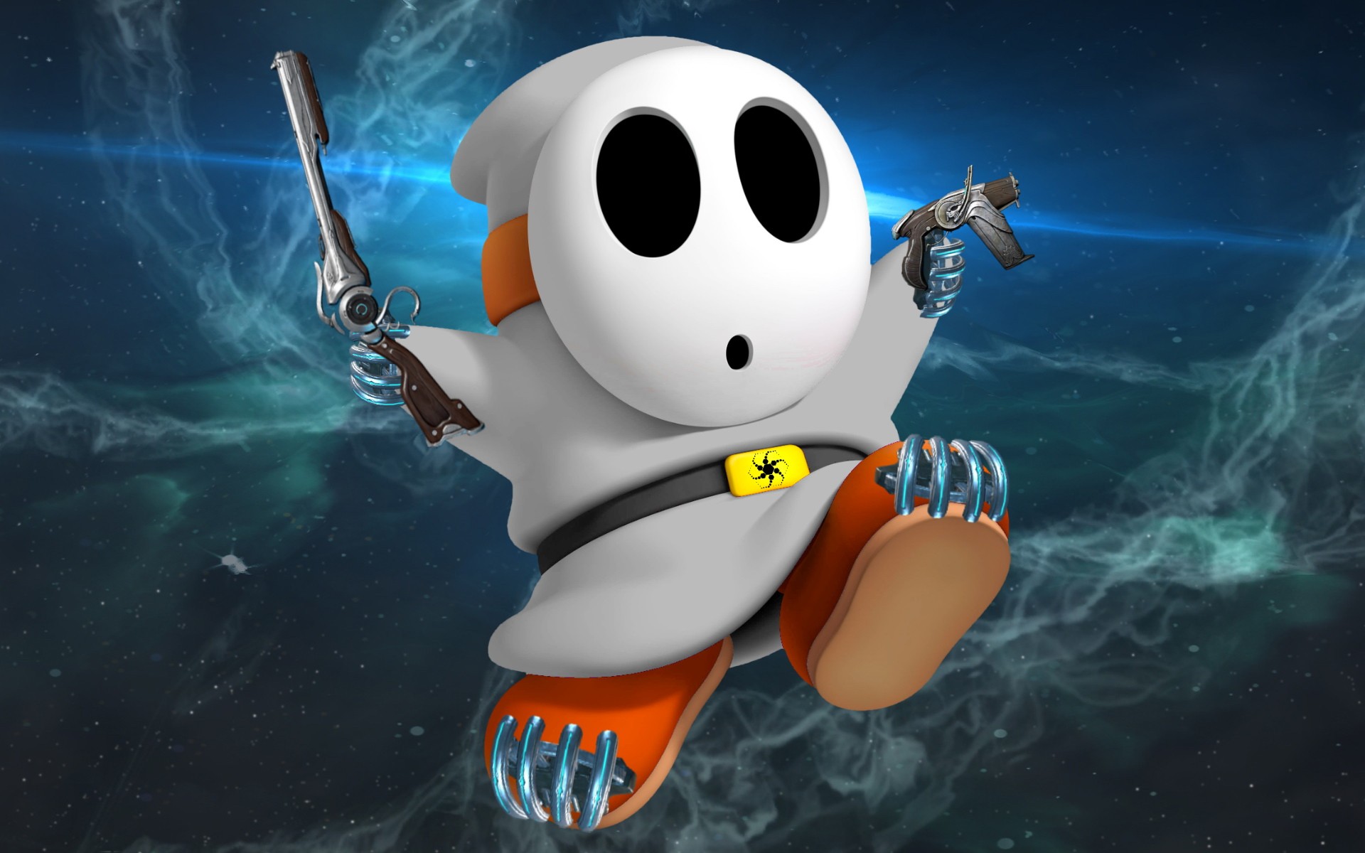 shy guy wallpaper,animated cartoon,cartoon,animation,illustration,sky ...