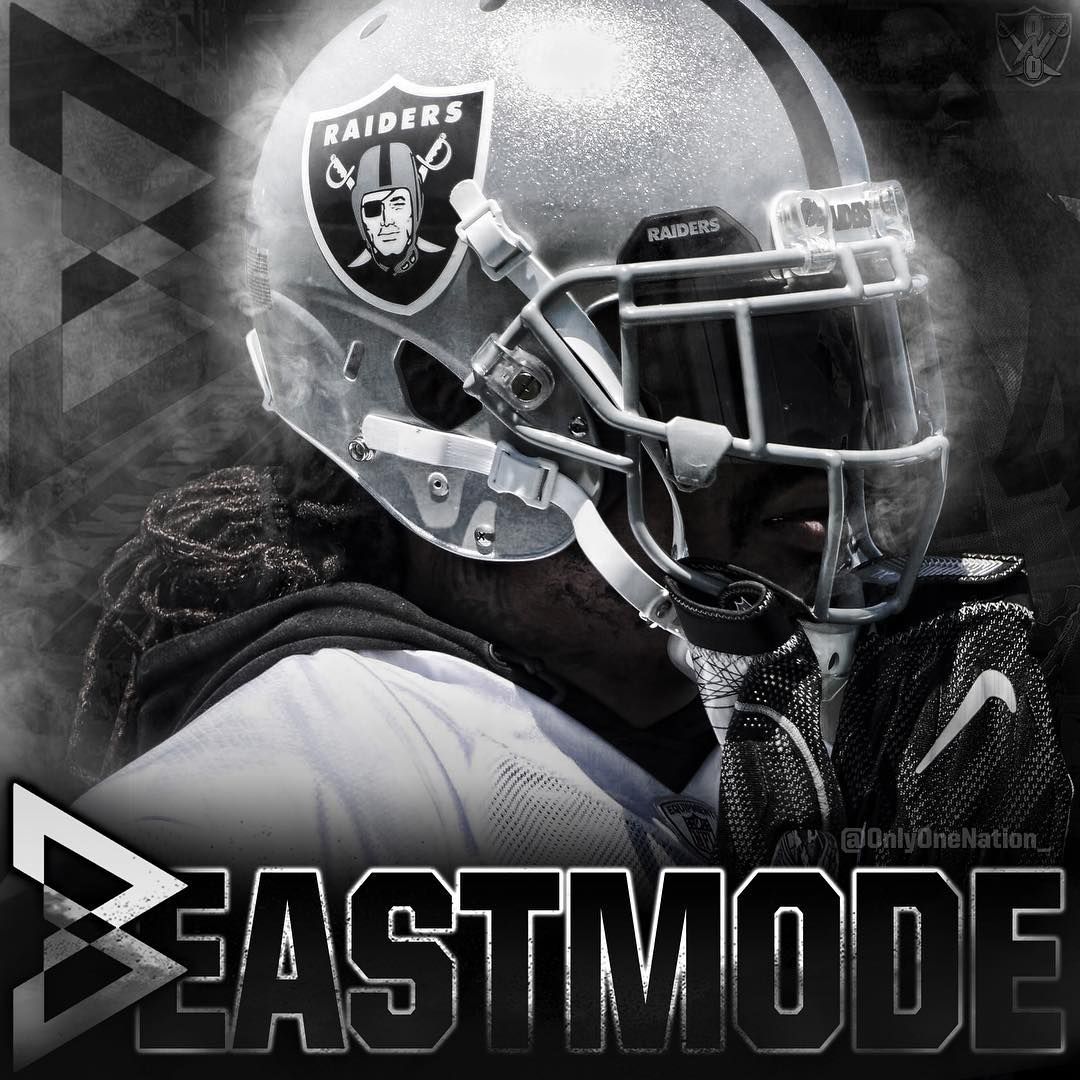 Beast Mode Marshawn Lynch Raiders- WallpaperUse